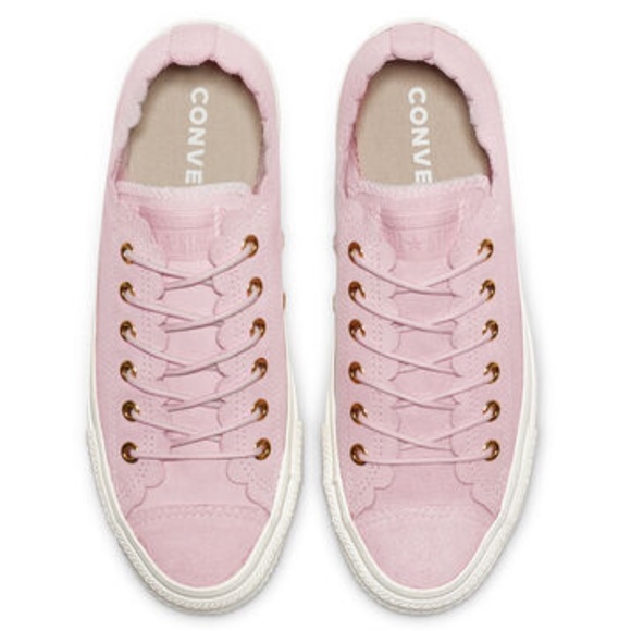 Converse | Shoes | New Converse Ctas Ox Frilly Thrills Sneakers | Poshmark